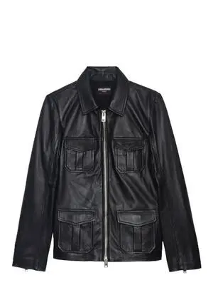 Zadig&Voltaire Lienna Leather Jacket - Black