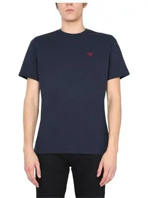 Barbour Logo Embroidered T-shirt - Black
