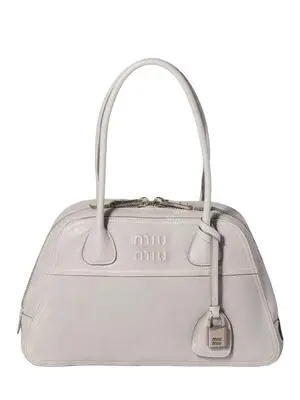 Miu Miu Vivant Nappa Leather Bag - Granite Ash