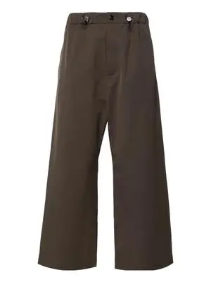 Nanushka Drawstring Straight-leg Trousers - Black