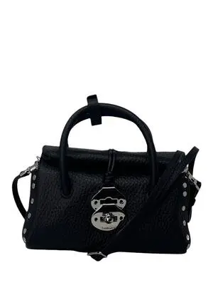ZANELLATO Baby Dotta Studded Tote Bag - Black