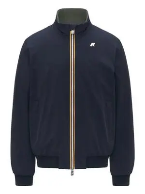K-WAY Zippered Double-sided Cotton Jacket - Black