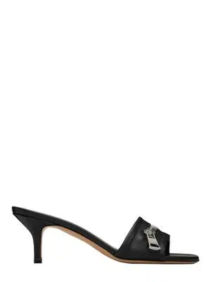 J.W.ANDERSON Leather Biker Sandals - Black