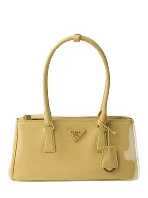 Prada Prada Galleria Medium Leather Bag Vanilla