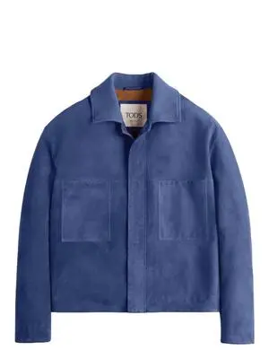 TOD'S Long-sleeved Casual Jacket - Blue