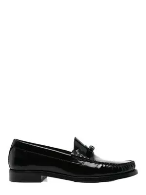 STUART WEITZMAN Lottie Bow Loafers - Black