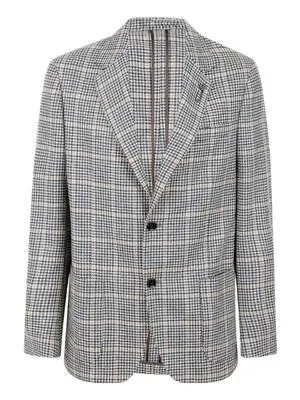 LARDINI Single-breasted Tailored Blazer - Gray