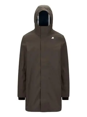 K-WAY Thomas Bonded Parka With Hood - Black