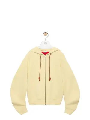 Loewe Cotton Flamenco Hoodie - Vanilla