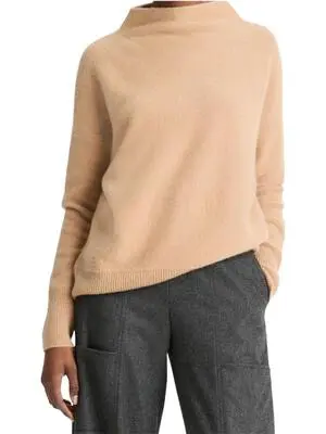 Vince Vince Funnel Neck Jumper Camel