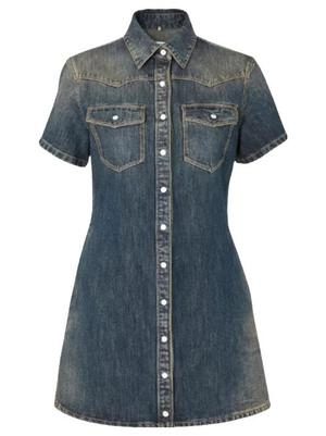 FENDI Fendi Washed Denim Short Dress