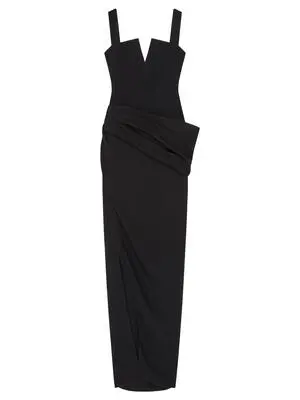 GIVENCHY Givenchy V-Neck Draped Dress