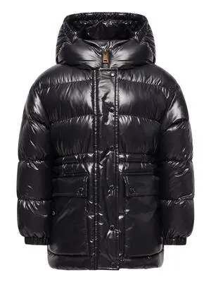 Moncler Sesie Hooded Down Parka - Navy Blue