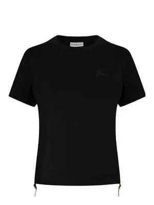 Burberry Crewneck Short Sleeve T-shirt - Black