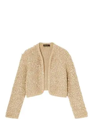 LORO PIANA Loro Piana Tosca Textured Knit Jacket