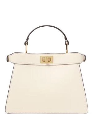 Fendi Peekaboo Iseeu Petite Leather Bag - Beige