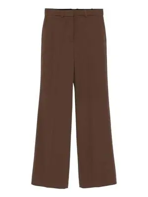 JOSEPH Morrissey Tailored Trousers With Pleats - Brown