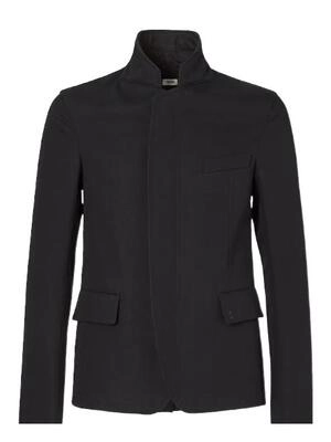 Fendi Slim-fit Cotton Drill Blouson - Black