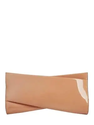 CHRISTIAN LOUBOUTIN Loubitwist Clutch Bag - Nude
