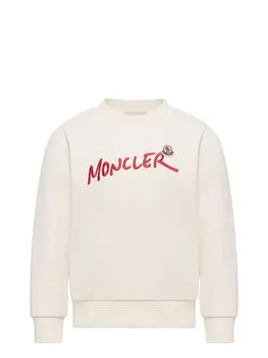 MONCLER Moncler Embroidered Logo Cotton Sweatshirt