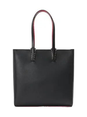 CHRISTIAN LOUBOUTIN Christian Louboutin Leather Tote Bag With Stud Embellishments Black