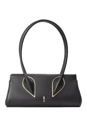 CHRISTIAN LOUBOUTIN Leather Baguette Bag - Black