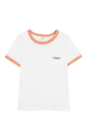 Chloé Chloe SS T Shirt Jn63 White