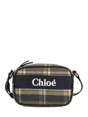Chloé Chloe Logo Shoulder Bag Black
