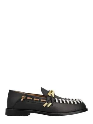 TOD'S Leather Mules With Handcrafted Stitching - Blue
