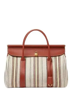 Loro Piana Loom Bag L32 Handbag - Nude