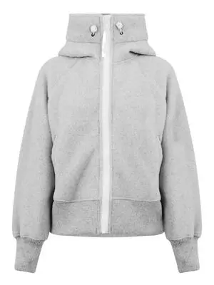 Canada Goose Hooded Zip-up Jacket - Gray
