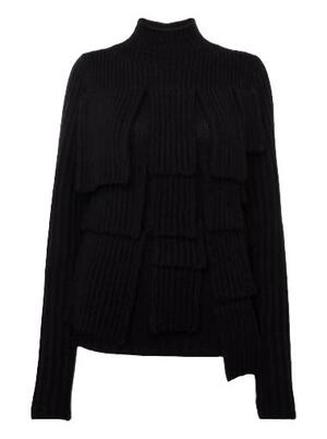 J.W.ANDERSON Jw Anderson Panelled Flap Jumper - Navy Blue