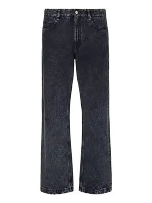 Fendi Straight-cut Five-pocket Trousers - Black