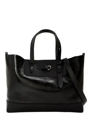 MAISON MARGIELA Minimalist Solid Color Handbag - Black