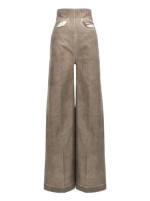 Rick Owens Rick Owens Drkshdw Dirt Copper Wide Leg Pants Grey