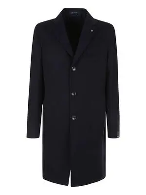 Tagliatore Single-breasted Coat - Black