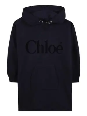Chloé Hooded Dress - Black