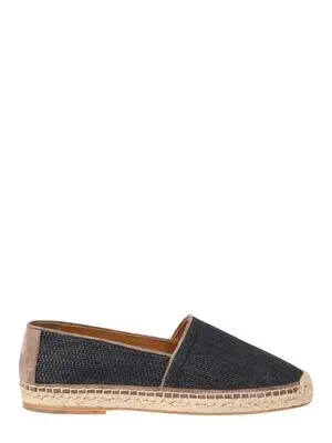 BRUNELLO CUCINELLI Brunello Cucinelli Canvas Espadrilles With Leather Trim