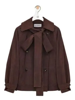 Loewe Loewe Bow Jacket Brown