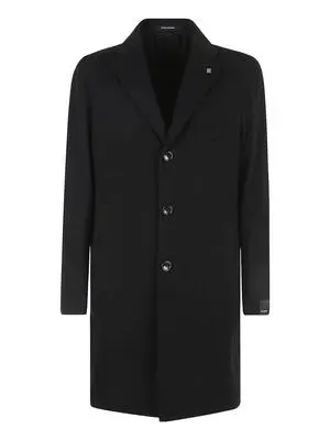 Tagliatore Single-breasted Coat - Black