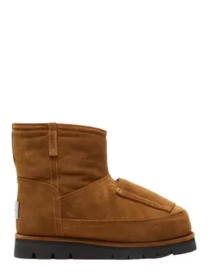 Acne Studios Shearling-lined Leather Boots - Brown