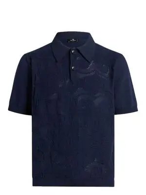 ETRO Etro Short-Sleeved Knitted Polo Shirt