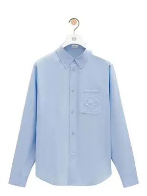Loewe Lightweight Poplin Shirt - Light Blue