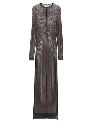 JEAN PAUL GAULTIER The Long Spirale Dress - Black
