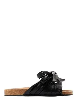 J.W.ANDERSON Jw Anderson Bow-detailed Open-toe Sandals - Black