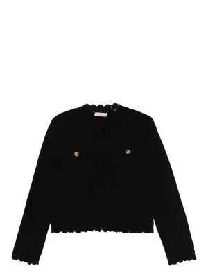 TWINSET Twinset Crochet-Trim Cardigan