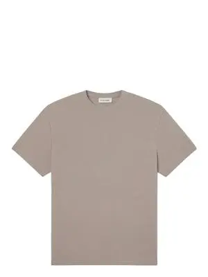 FRAME Duo Fold Tee In Storm Grey Nude