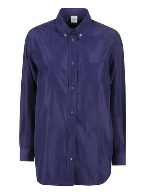 Aspesi Button-down Collar Shirt - Blue