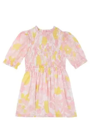 ZIMMERMANN Zimmermann Bubble Sleeve Floral Print Dress