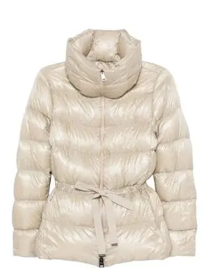 Herno Drawstring-waist Puffer Jacket - Nude